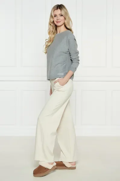 UGG Ocieplane obuwie domowe DISQUETTE | zamsz | shearling - Lamoda.pl