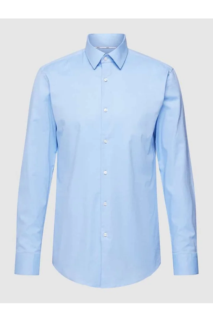 BOSS Koszula biznesowa z kołnierzykiem typu kent model Joe - Lamoda.pl