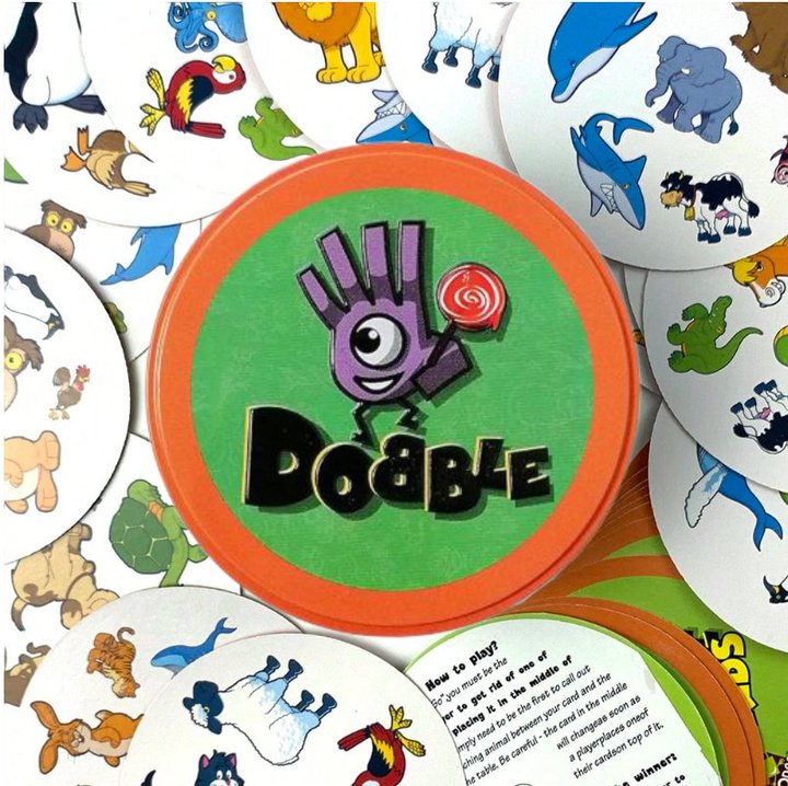 Gra planszowa Dobble Kids Spot It! Zwierzęta Animals Zwierzaki Asmodee ...