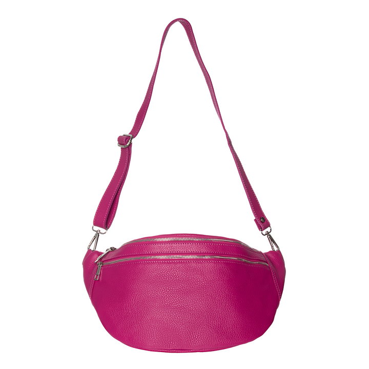 Rafallo Nerka saszetka skórzana Emma Różowa - Lamoda.pl