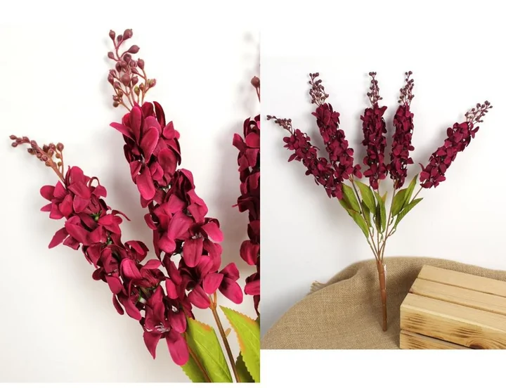 7&7 Bukiet Fioletowej Lewkoni 60 Cm Z 5 Łodygami I Kwiatami Kma-2408B ...