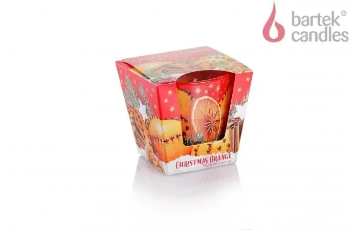 Bartek Candles Świeca zapachowa parafinowa orange cinnamon Bartek 1 szt ...