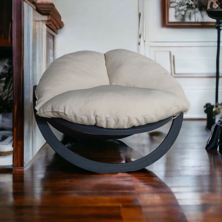 Timber Plus Drewniany fotel ogrodowy Tiga Czillo, kremowy - TIMBER ...