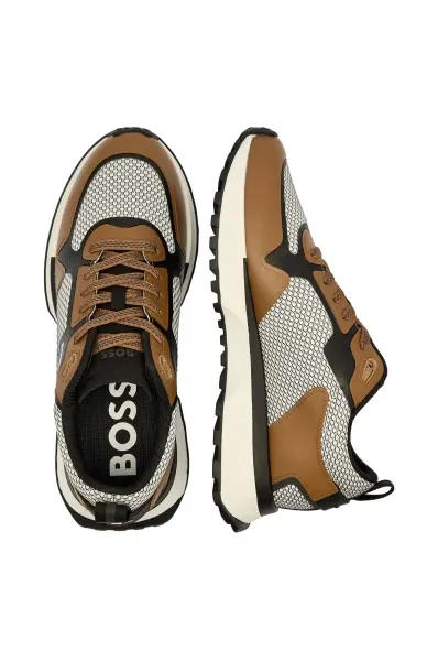 BOSS BLACK Sneakersy Jonah_Runn_meth - Lamoda.pl