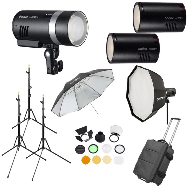 Godox AD300Pro + AD100Pro 3 heads Kit - Kup za 5395,50 zł (taniej o 10 ...