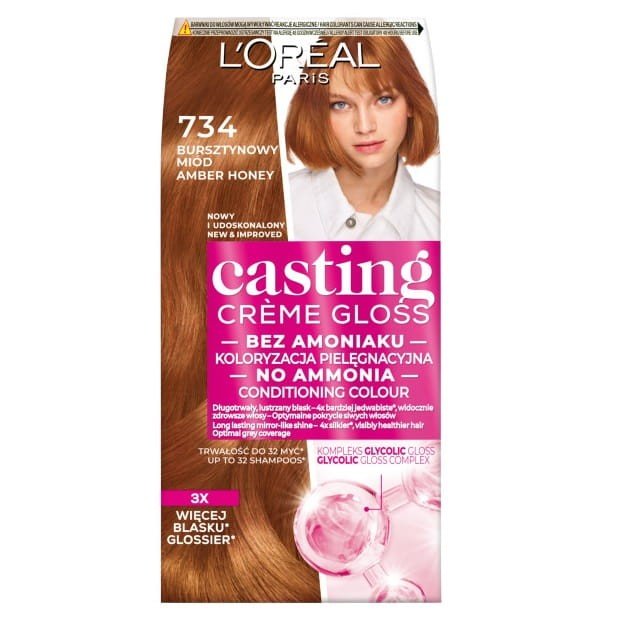 L'Oréal Paris L'Oreal Paris Casting Creme Gloss farba do włosów 734 ...