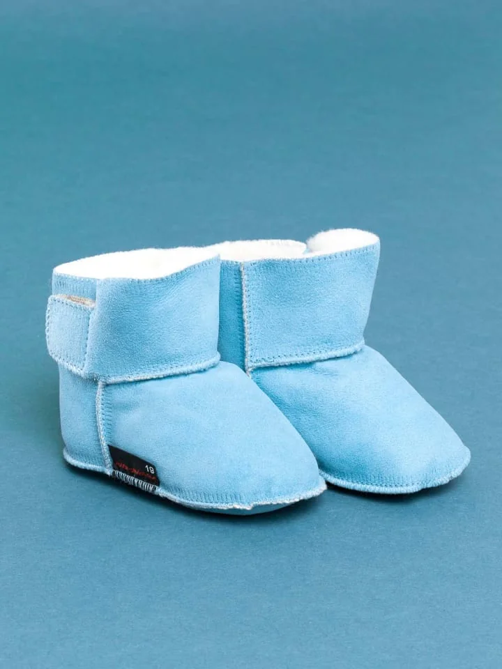 Kitz-pichler kitz pichler Kozaki w kolorze błękitnym z wełny jagnięcej ...