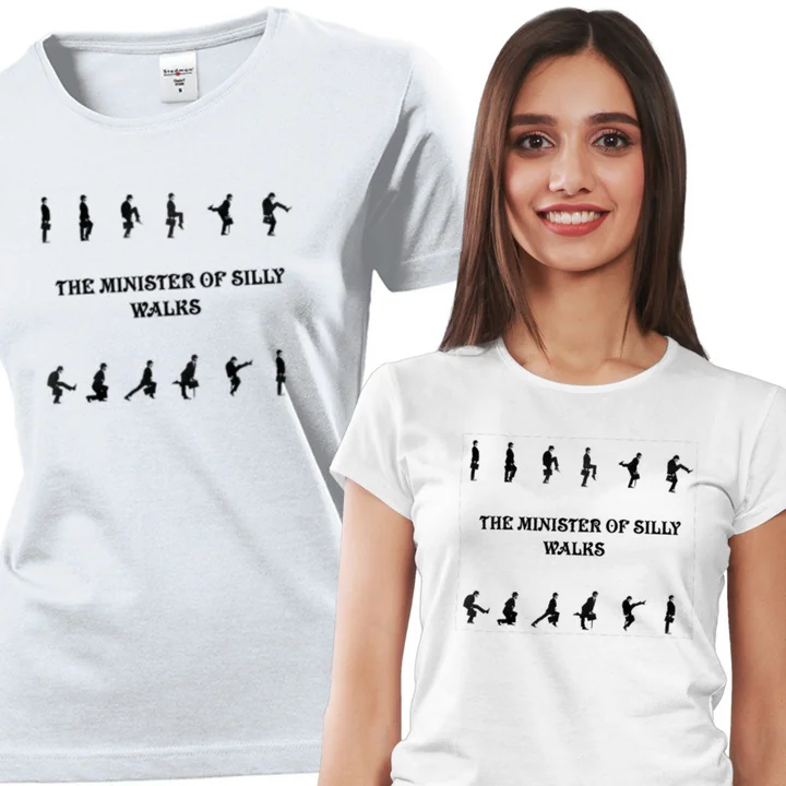 VoloDonum Koszulka damska Monty Python Ministerstwo Głupich Kroków XL ...