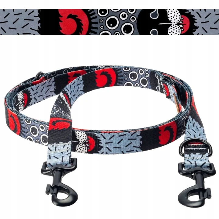 SMYCZ SPACEROWA regulowana TALIA 300 cm średni pies terrier Ukory ...