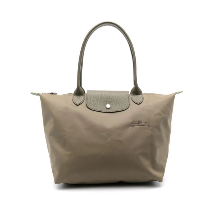 Oliwkowa Lekka Torba na Ramię Longchamp - Lamoda.pl