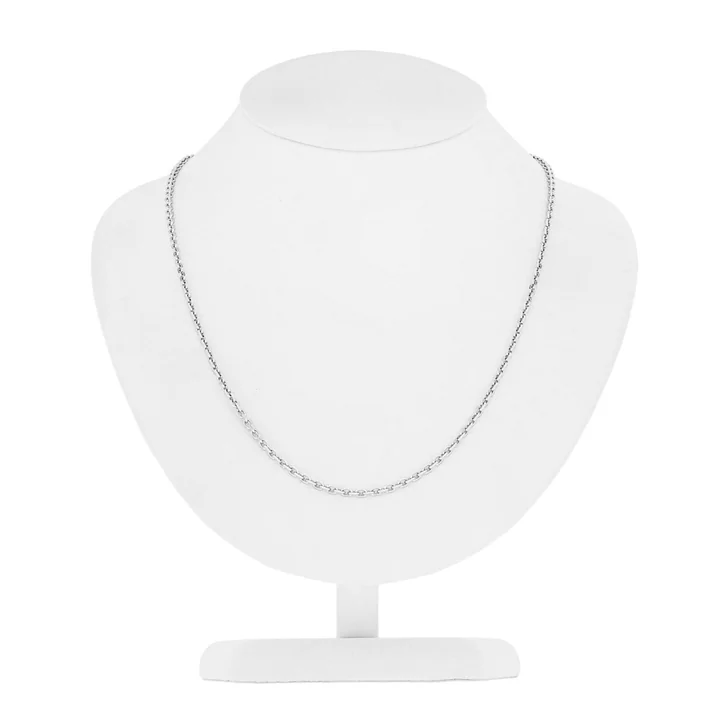 Jubiler Monika Srebrny łańcuszek pełny Ankier 70 cm pr. 925 - Lamoda.pl