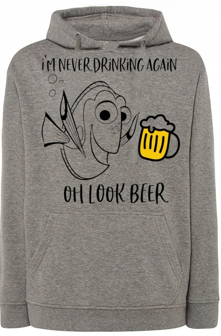 KJH Już Więcej nie Pije pi_wo Bluza Kaptur r.XL - Lamoda.pl