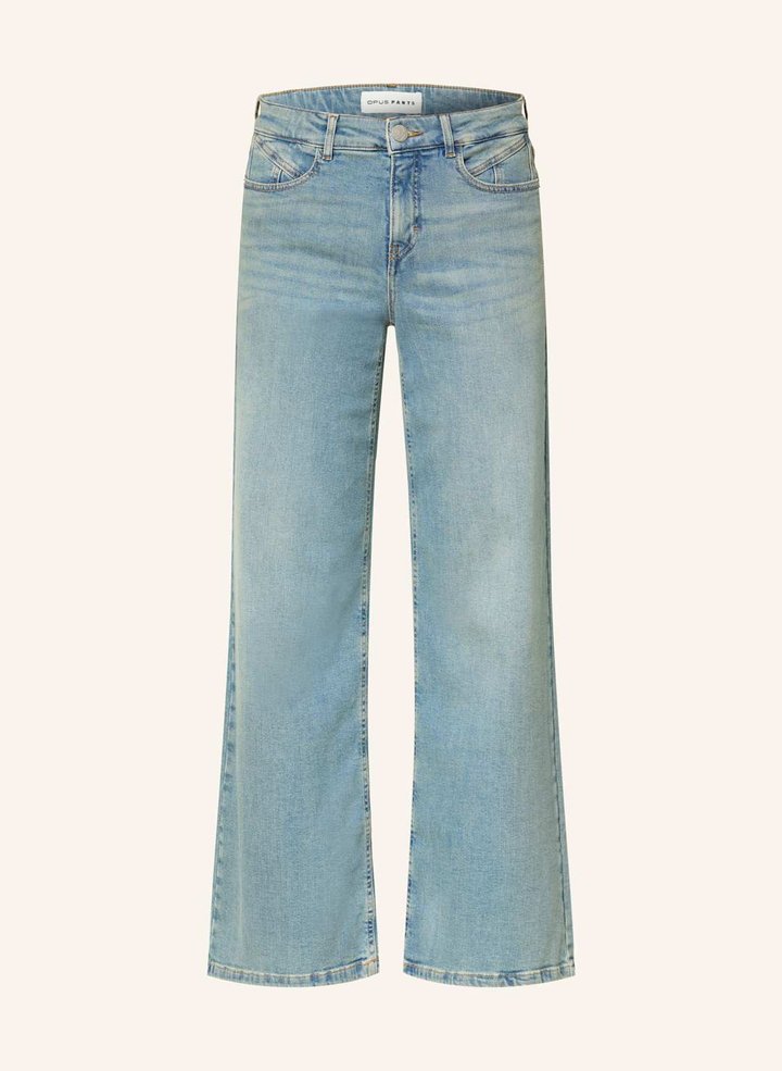 Opus Jeansy Wide Leg Melly Cool blau - Lamoda.pl