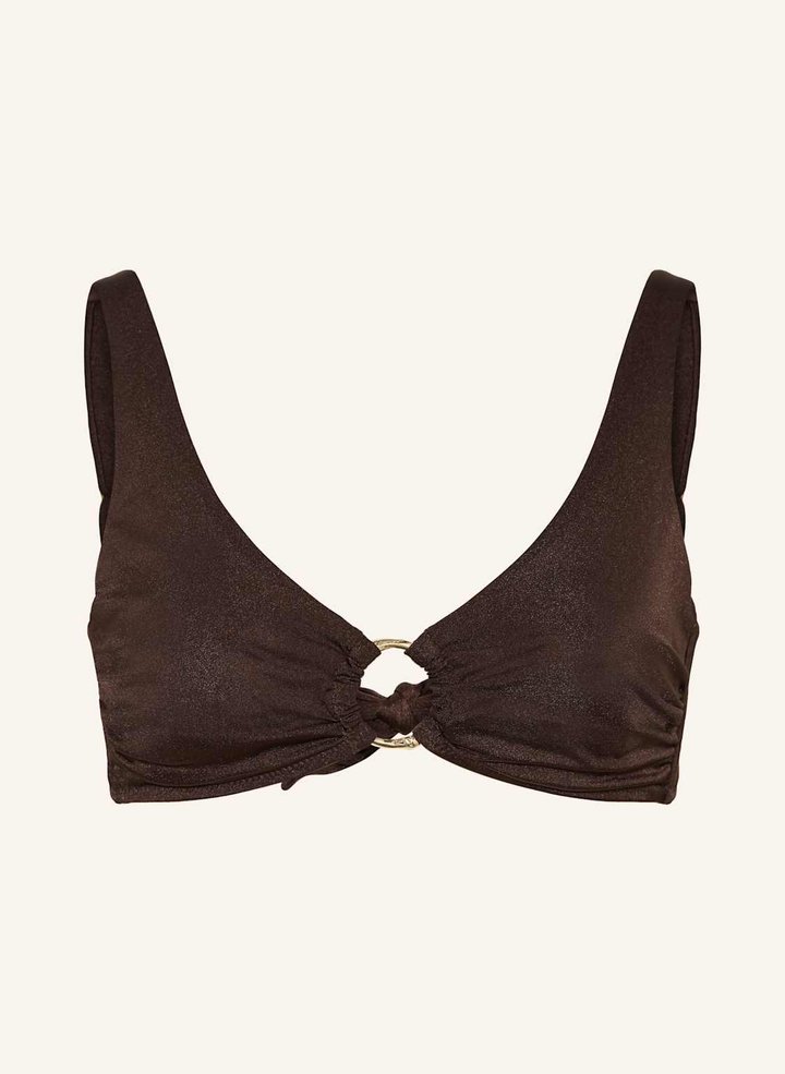 Heidi Klein Góra Od Bikini Z Fiszbinami Coco Palm braun - Lamoda.pl