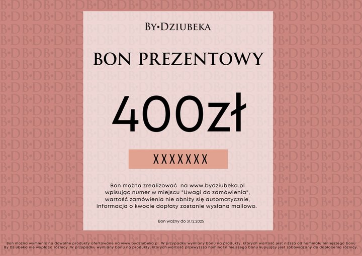 Bony Prezentowe Bon Prezentowy 400 zł online do wydruku BON400 - Lamoda.pl