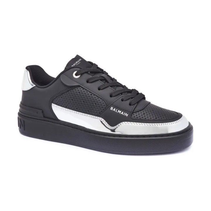 Balmain Skórzane sneakersy B-COURT FLIP - Lamoda.pl