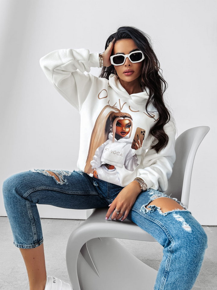 Bluza damska OLAVOGA MEGAN 2024 ecru - Lamoda.pl