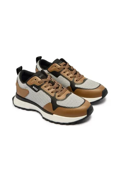 BOSS BLACK Sneakersy Jonah_Runn_meth - Lamoda.pl