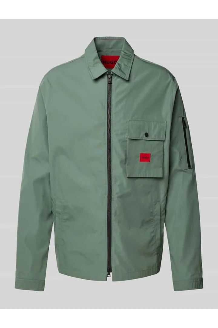 Hugo Kurtka koszulowa zapinana na zamek błyskawiczny model Emmond ...