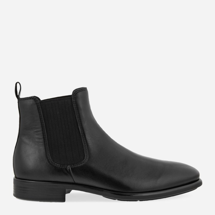 Sztyblety męskie skórzane ECCO Citytray 512804-01001 44 Czarne ...