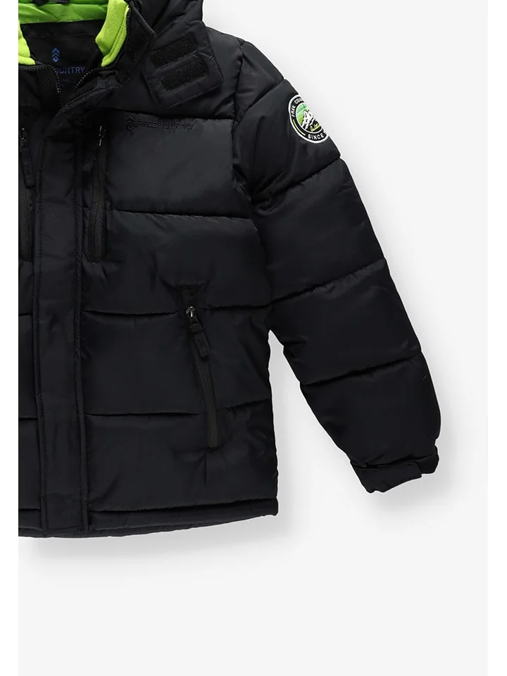 FREE COUNTRY Kurtka zimowa w kolorze czarnym - Lamoda.pl