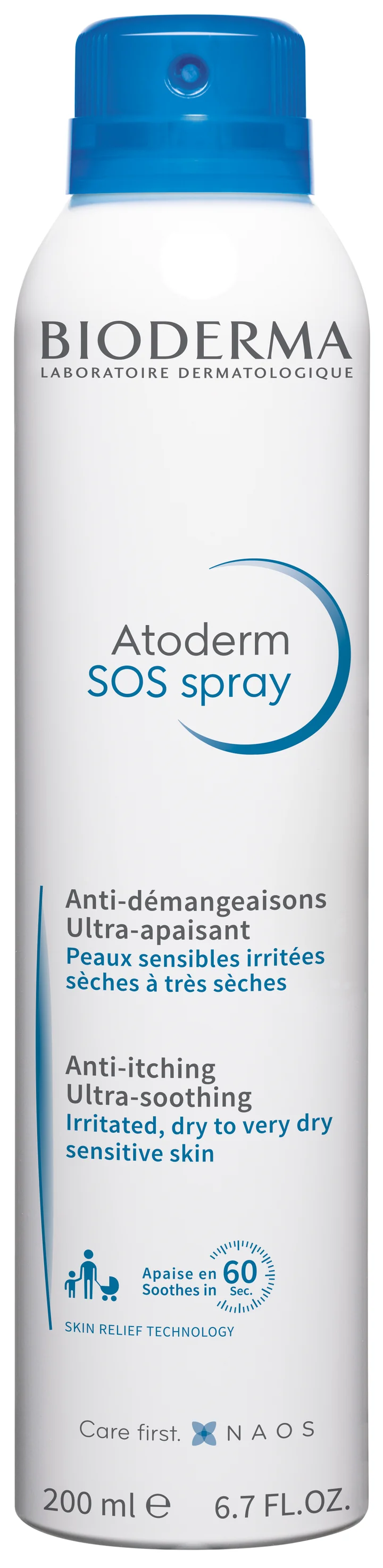 Bioderma Atoderm SOS Spray Ultrałagodzący Spray Eliminujący Swędzenie ...