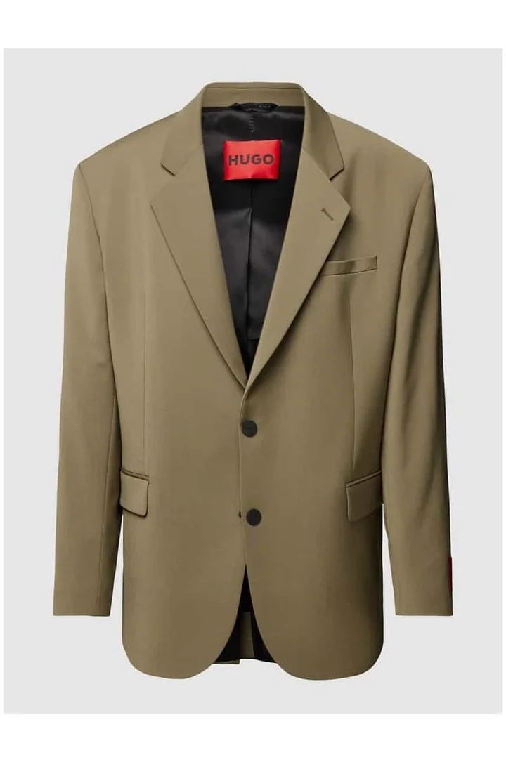 Hugo Marynarka na dwa guziki z kieszenią na piersi model Ulan - Lamoda.pl