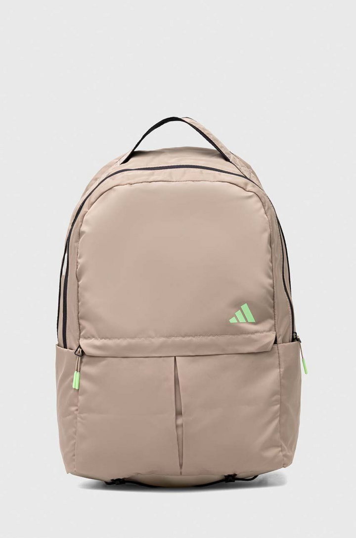 Adidas Performance plecak damski kolor beżowy duży gładki IP9194 ...