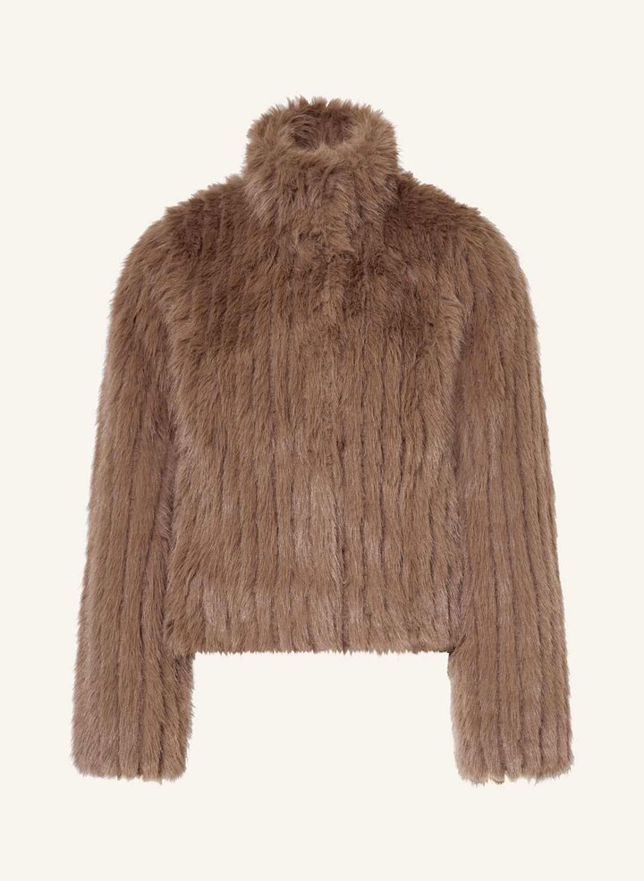 Rino & Pelle Kurtka Ze Sztucznego Futra Faith beige - Lamoda.pl