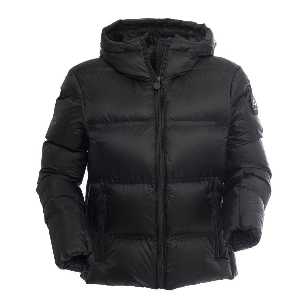 Moose Knuckles, Hooded Jacket Czarny, female, Moose Knuckles