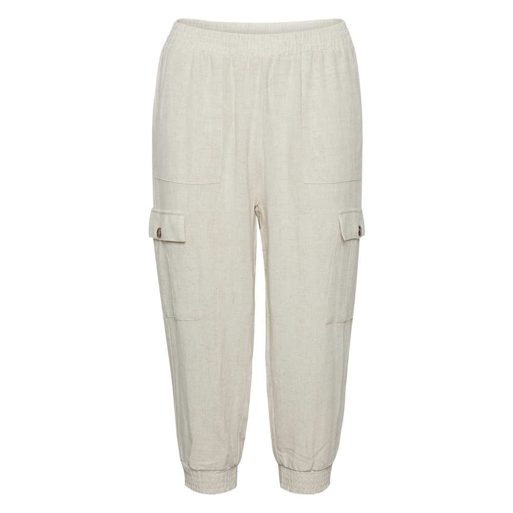 Kaffe, Capri Pants Beżowy, female, Kaffe