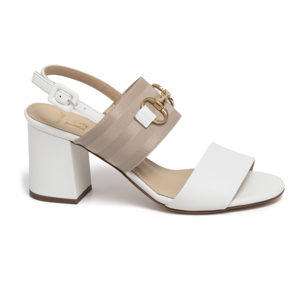 Luca Grossi, Sandals Biały, female, Luca Grossi