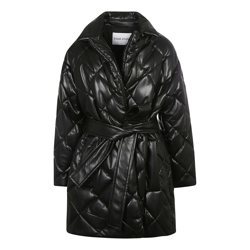 Stand Studio, Coat Czarny, female, Stand Studio