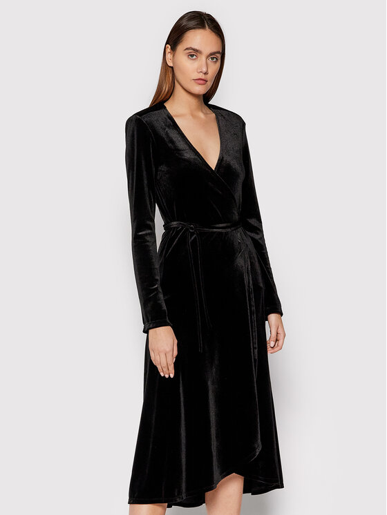 Sukienka koktajlowa Angela RT808 Czarny Regular Fit ROTATE