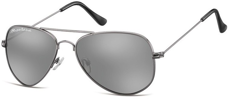 Srebrne Pilotki okulary lustrzane aviator MS94 Montana Srebrne Pilotki okulary lustrzane aviator MS94 Montana