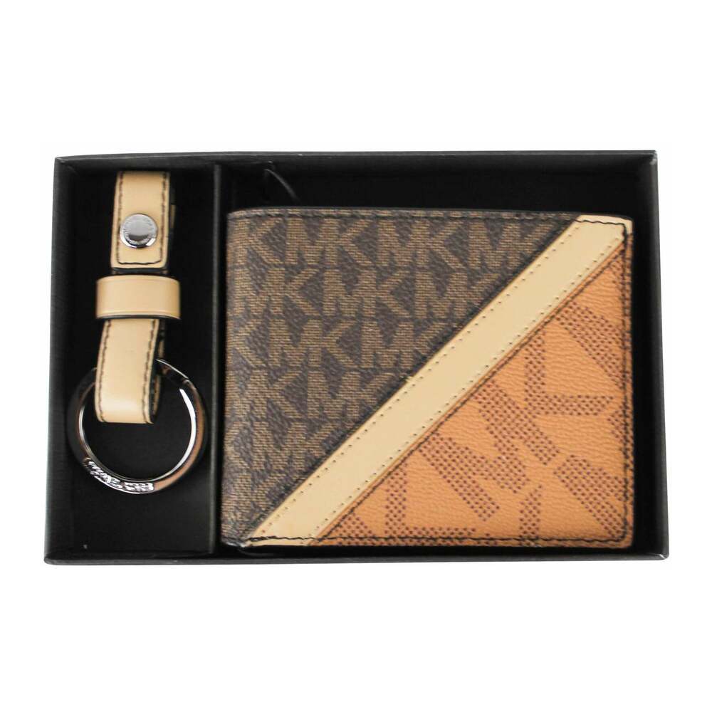 Michael Kors, Gifting Slim Signature Bifold with Key Fob Box Set ...