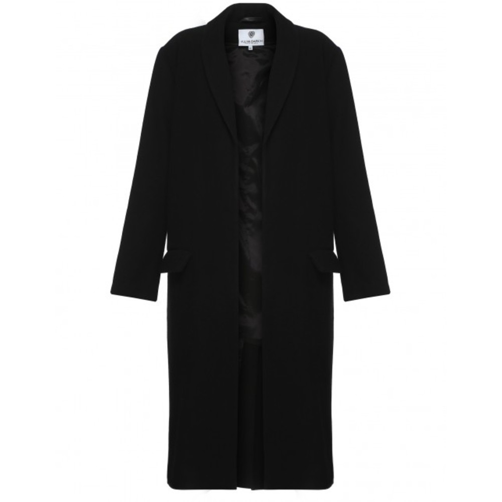 Yuliya Babich, Płaszcz wełniany Czarny, female, YULIYA BABICH