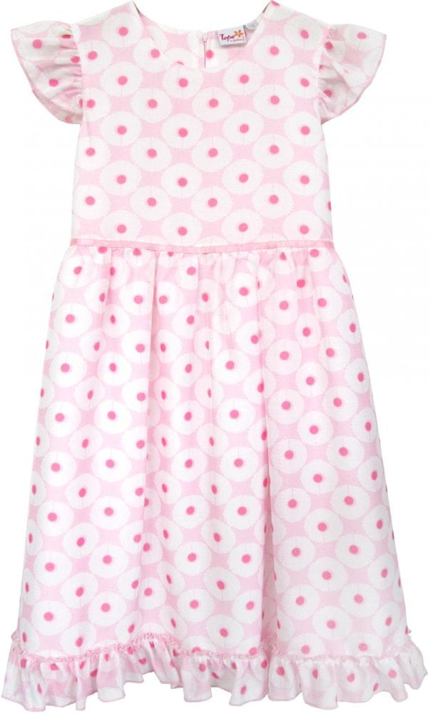 Topo sukienka dziewczęca 110, różowa Topo