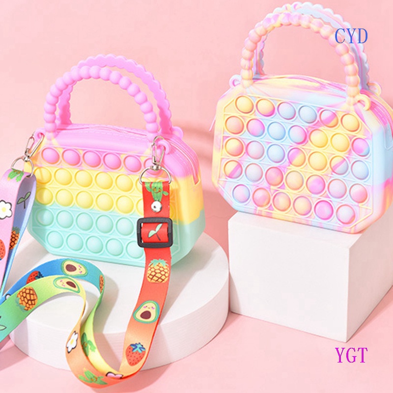 Cyd Pop It Fidget Zabawka Torby Crossbody dla Dziewczynek Dzieci ...