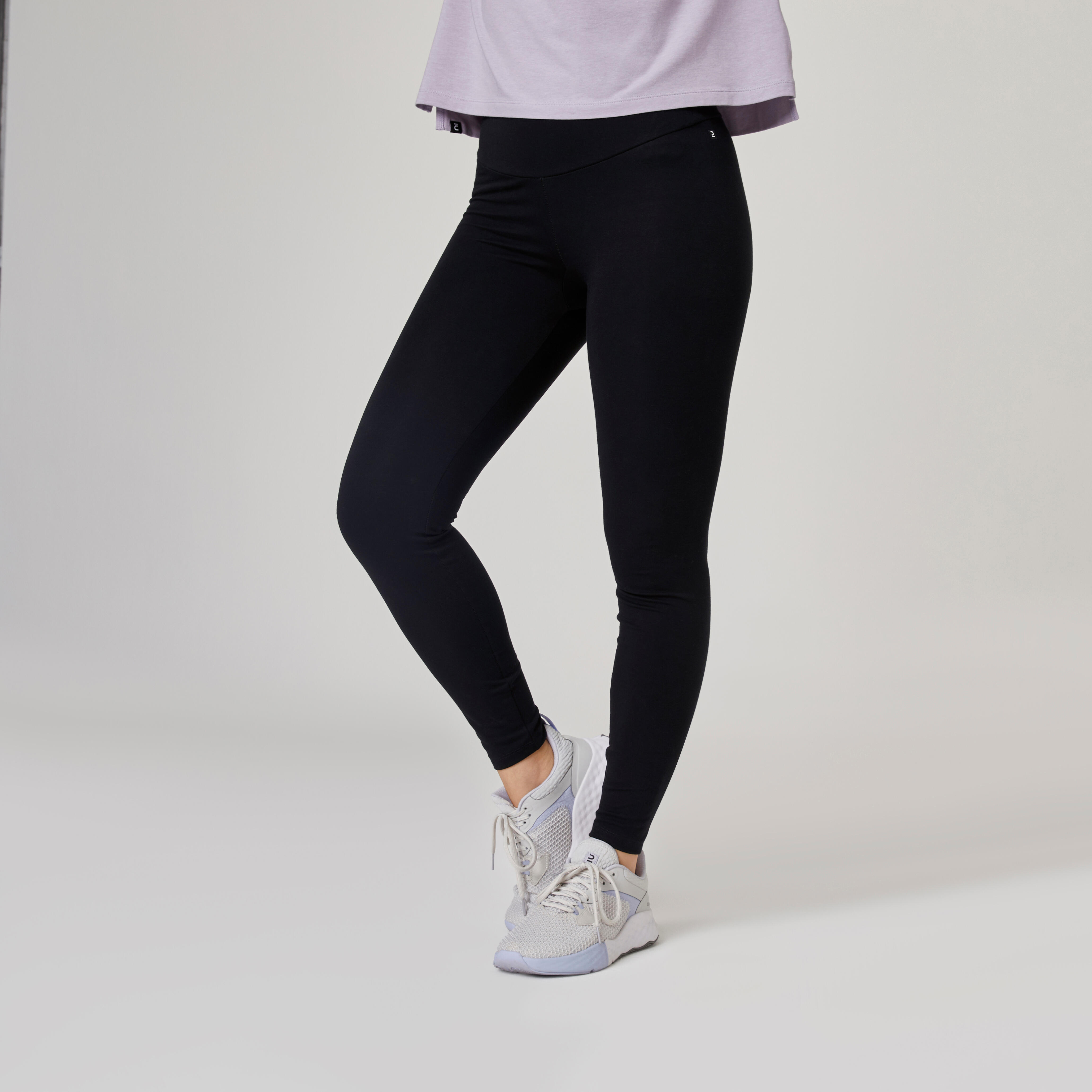 Legginsy fitness damskie Nyamba modelujące DOMYOS