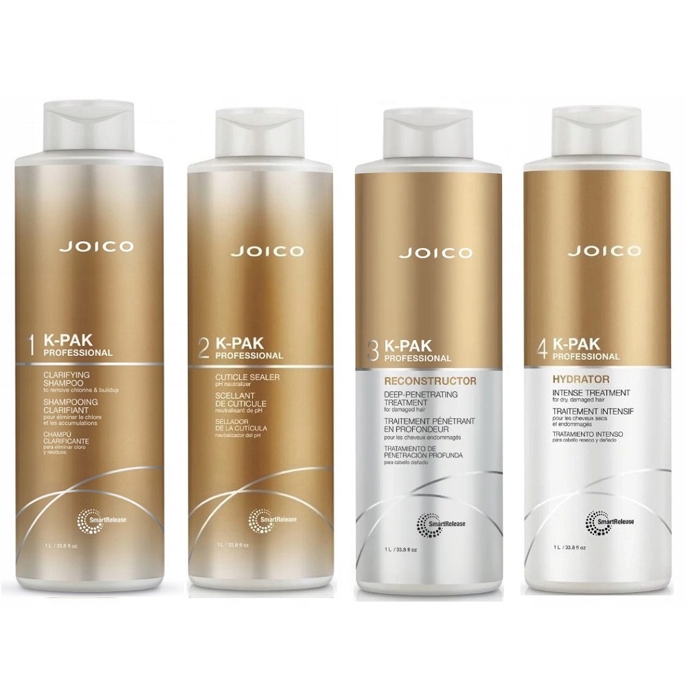 JOICO K-PAK PROFESJONALNY ZESTAW ODBUDOWA 4x1L JOICO