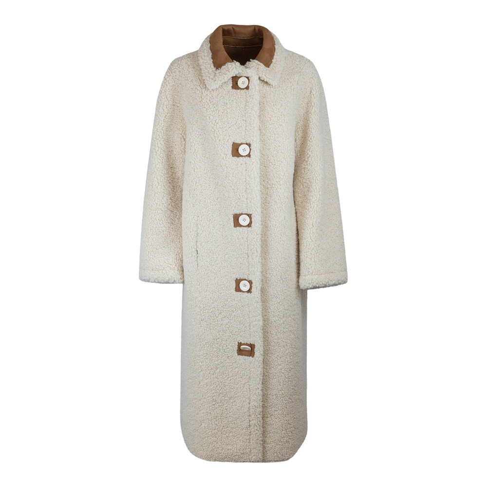 Stand Studio, Coat Biały, female, Stand Studio