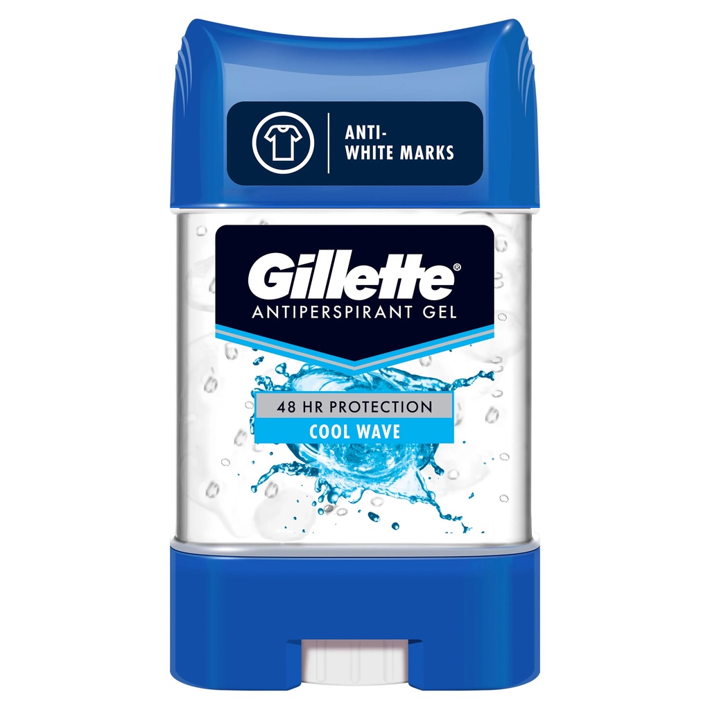 GILLETTE Cool Wave Antyperspirant w żelu Dezodorant w sztyfcie,70ml ...