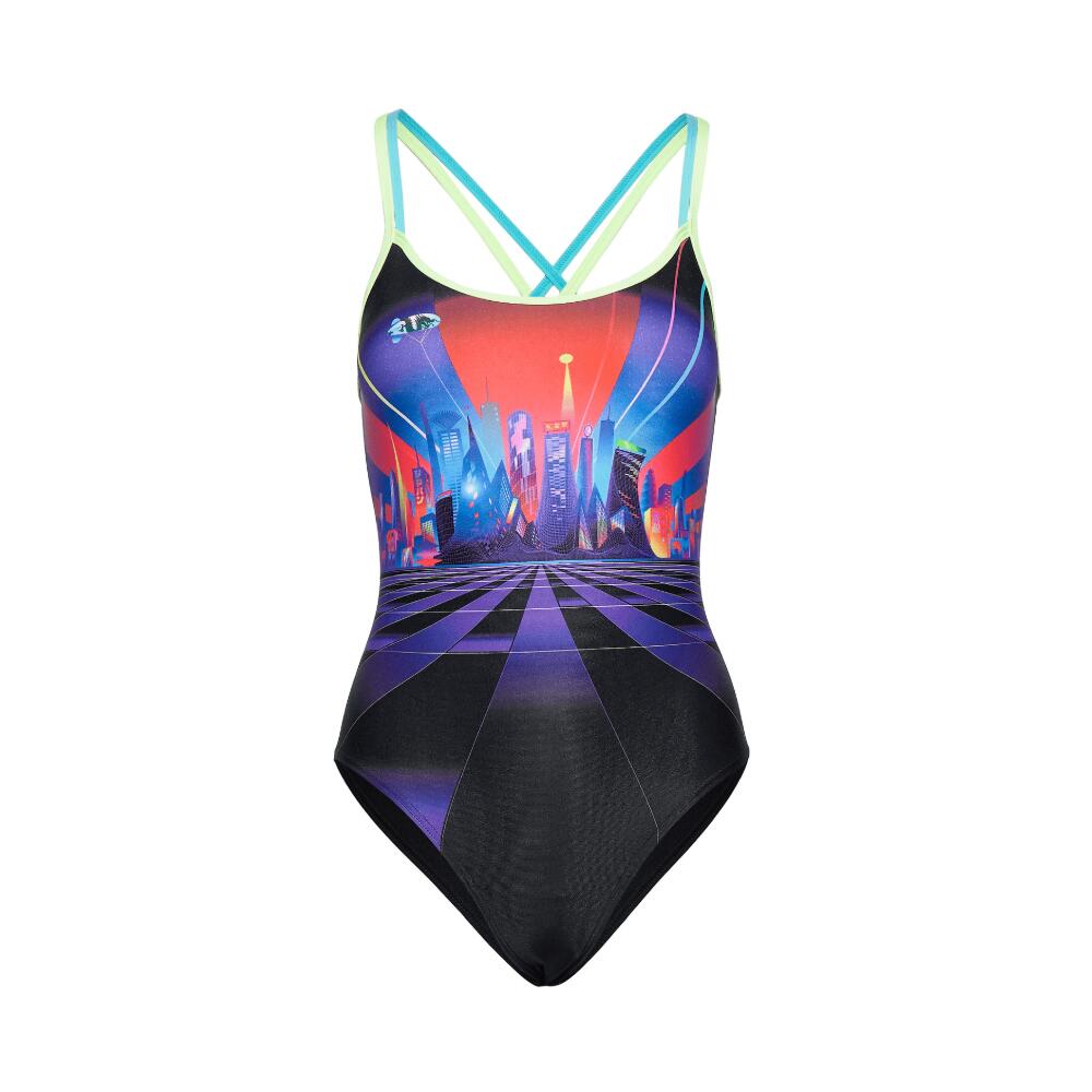 Strój jednoczęściowy pływacki damski speedo neon fan Speedo