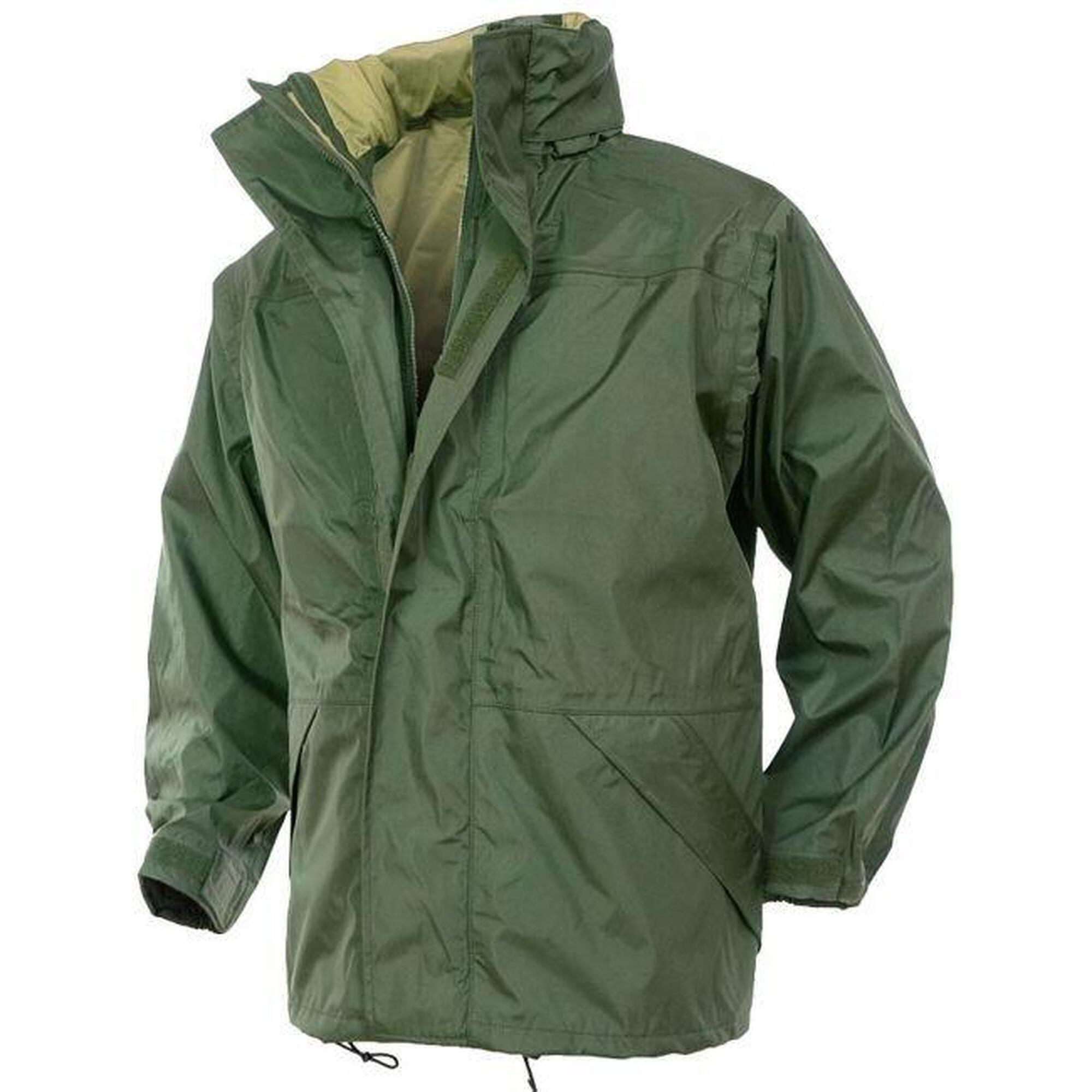 Kurtka turystyczna męska Highlander Tempest Rain Jacket Olive HIGHLANDER