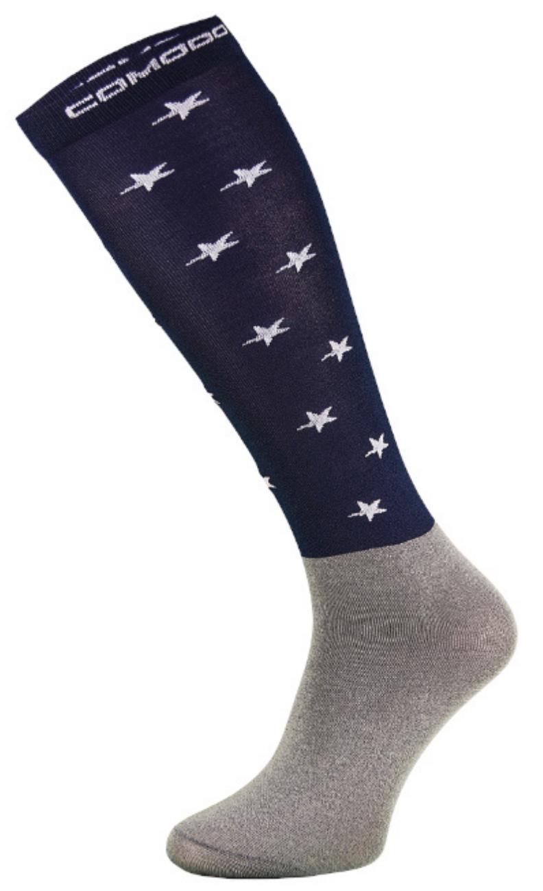 Comodo Mikrofibra Kolorowe PODKOLANÓWKI jeździeckie - Gwiazda Navy ...