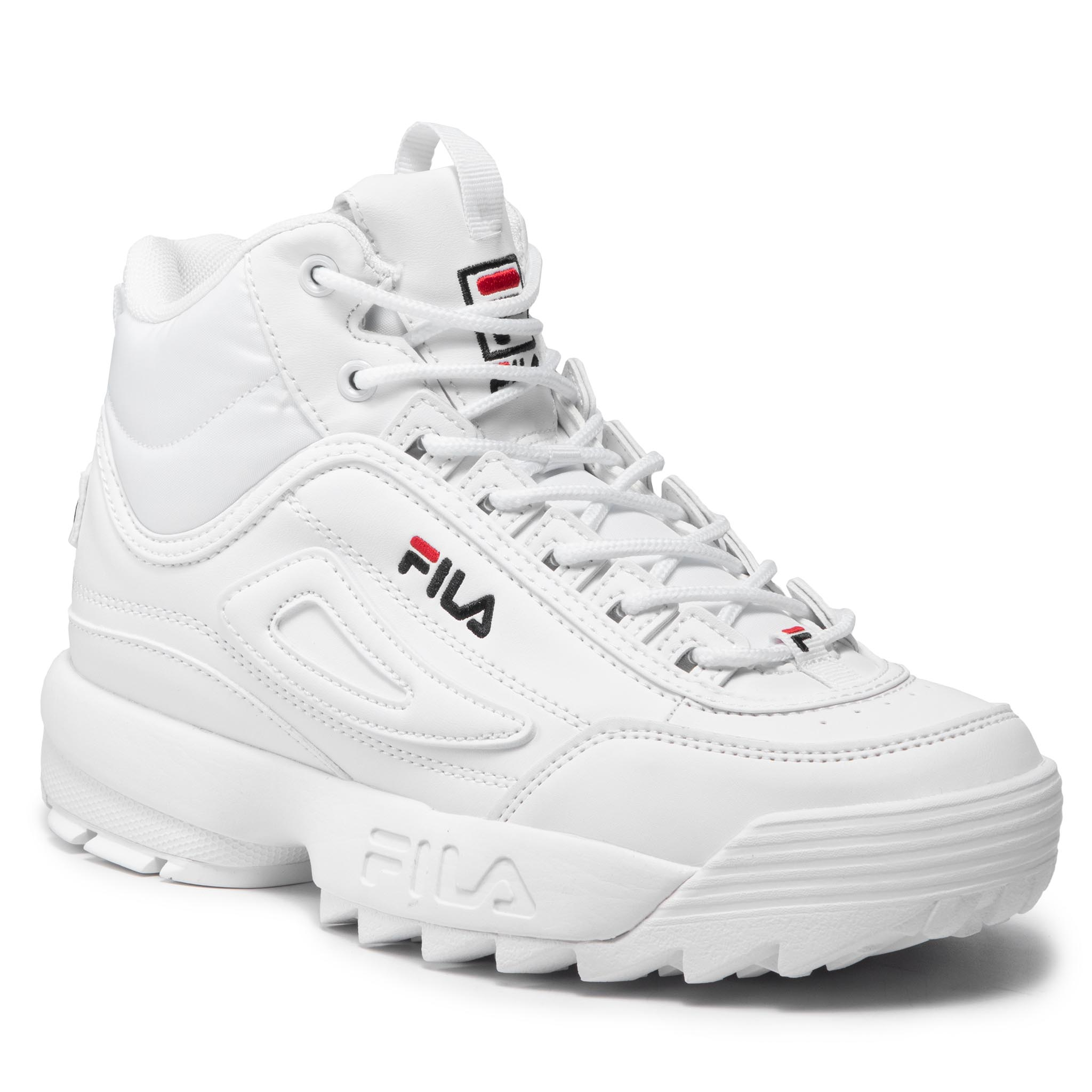 Sneakersy FILA - Disruptor Mid Wmn 1011408.1FG White Fila