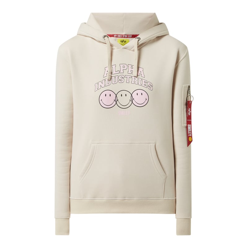 Bluza z kapturem i nadrukiem — Alpha Industries-Smiley® x P&C ...
