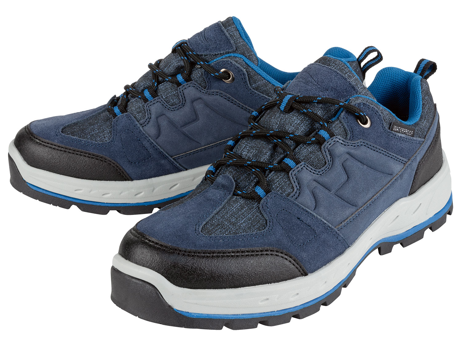 CRIVIT® Buty trekkingowe, wodoodporne i wiatroszczelne (40, Niebieski ...