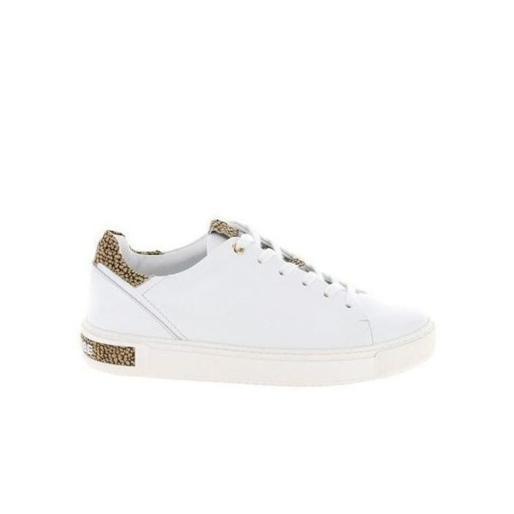 Borbonese, Sneakers In Pelle Biały, female, Borbonese